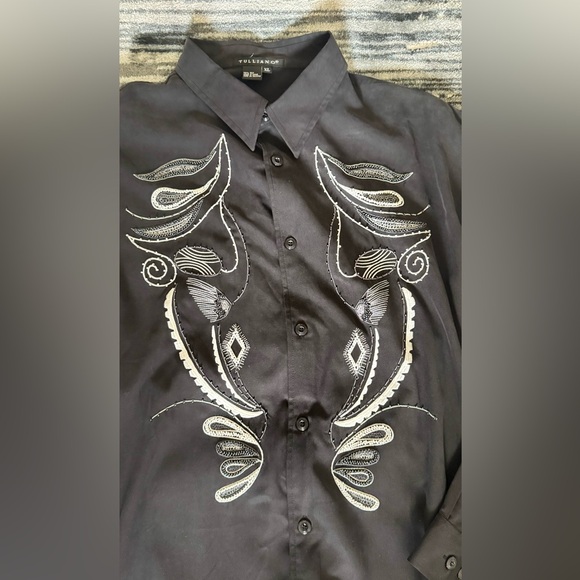 Fulliano | Shirts | Vintage Rockabilly Country Western Styleand Beaded ...
